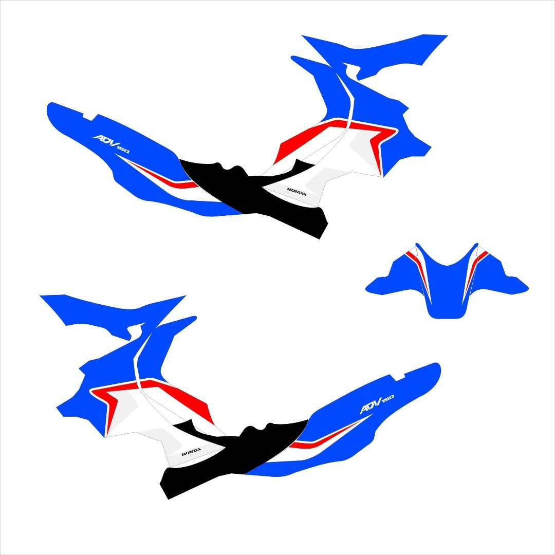 Honda ADV 150 Decals Sticker, Car Parts & Accessories, Emblem, Sticker ...