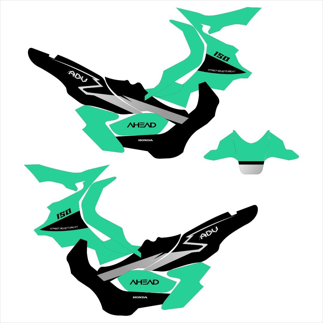 Honda ADV 150 Decals Sticker, Car Parts & Accessories, Emblem, Sticker ...