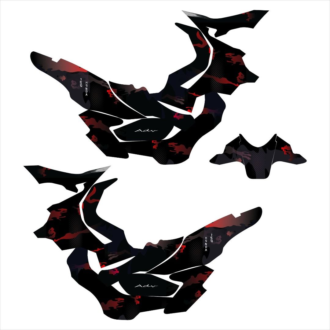 Honda ADV 150 Decals Sticker, Car Parts & Accessories, Emblem, Sticker ...