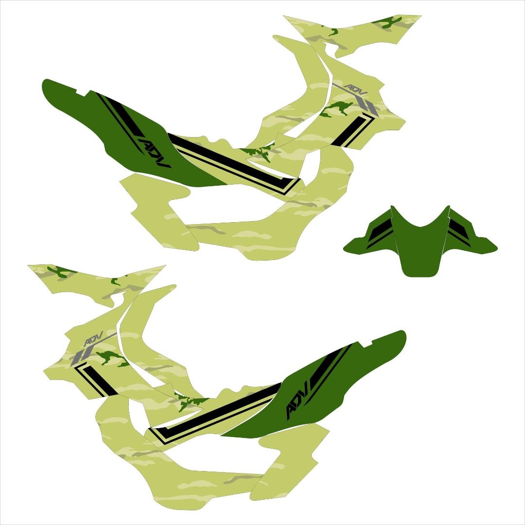 Honda ADV 150 Decals Sticker, Car Parts & Accessories, Emblem, Sticker ...