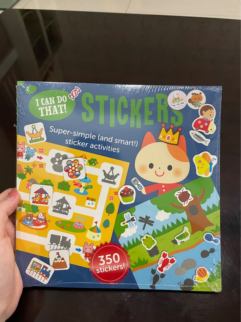 I can do that sticker book, Buku & Alat Tulis, Buku Anak-Anak di Carousell