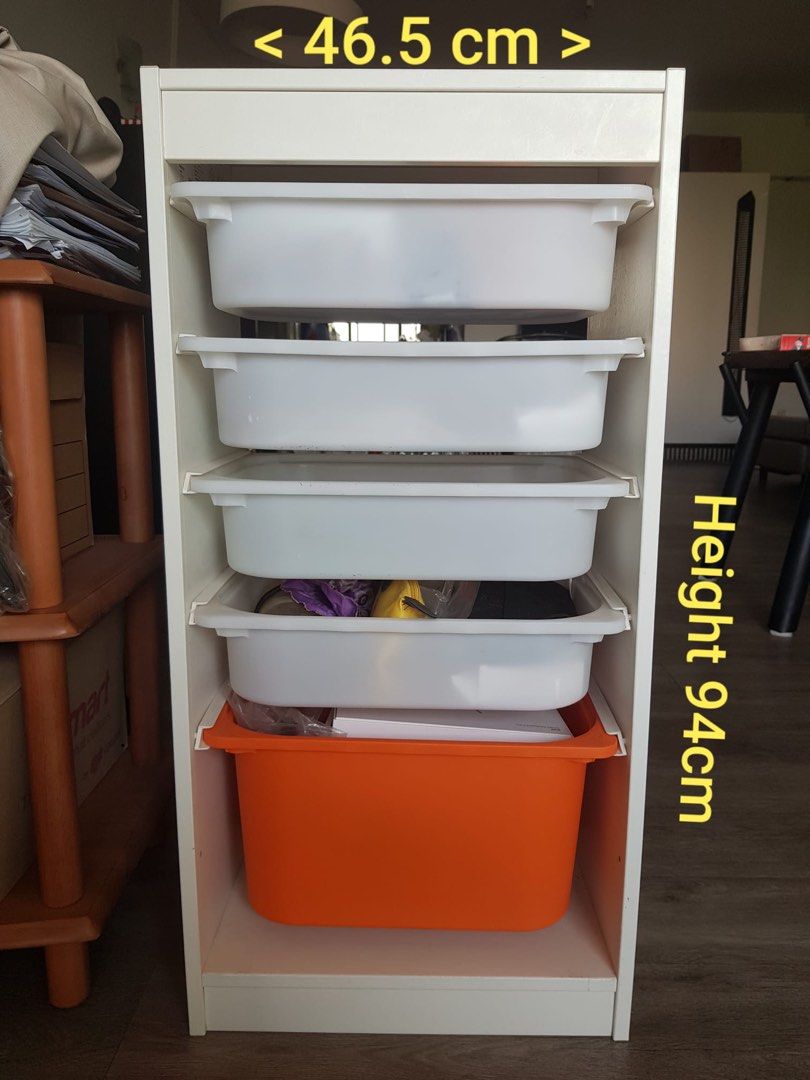 IKEA Storage combination with pull out boxes as shelves, Furniture & Home Living, Furniture ...
