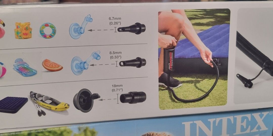 Intex Easy Set Swimming Pool with Air-pump on Carousell