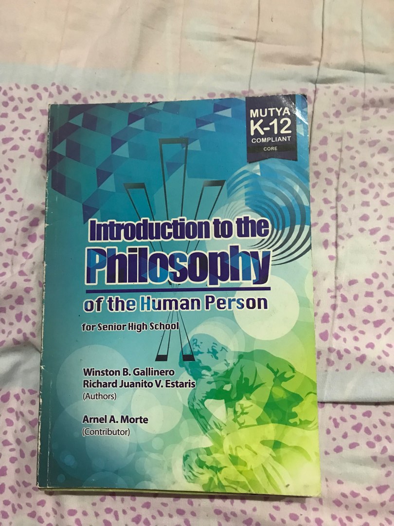 Introduction to the Philosophy of the Human Person (Shs book), Hobbies & Toys, Books & Magazines ...