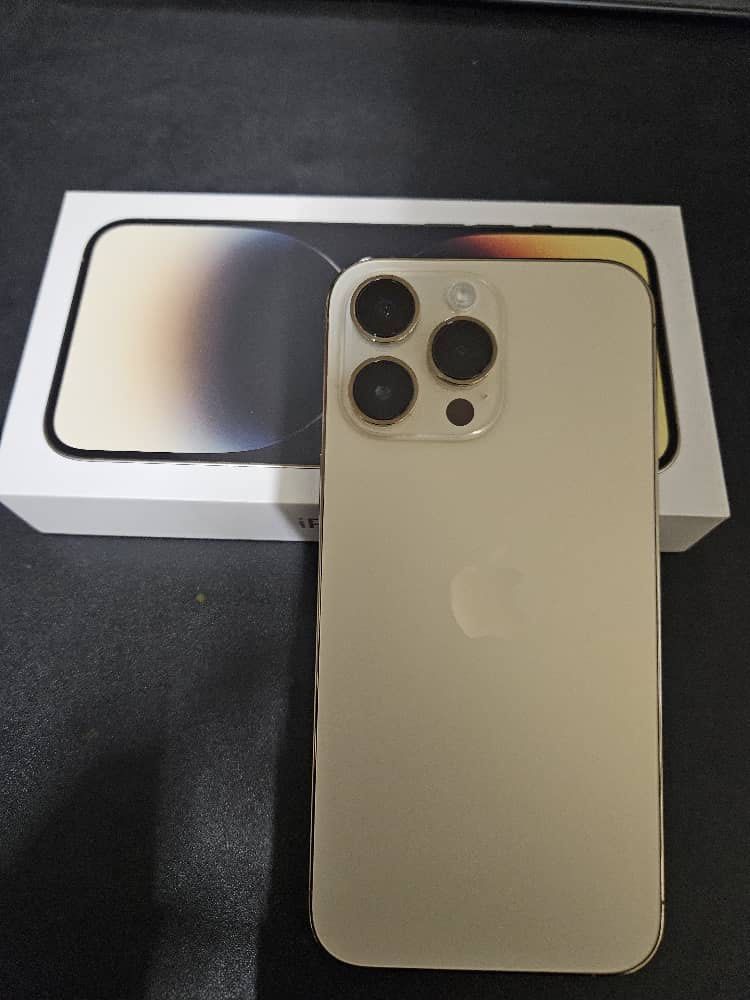 Iphone 14 pro max GOLD 128GB, Mobile Phones & Gadgets, Mobile Phones ...