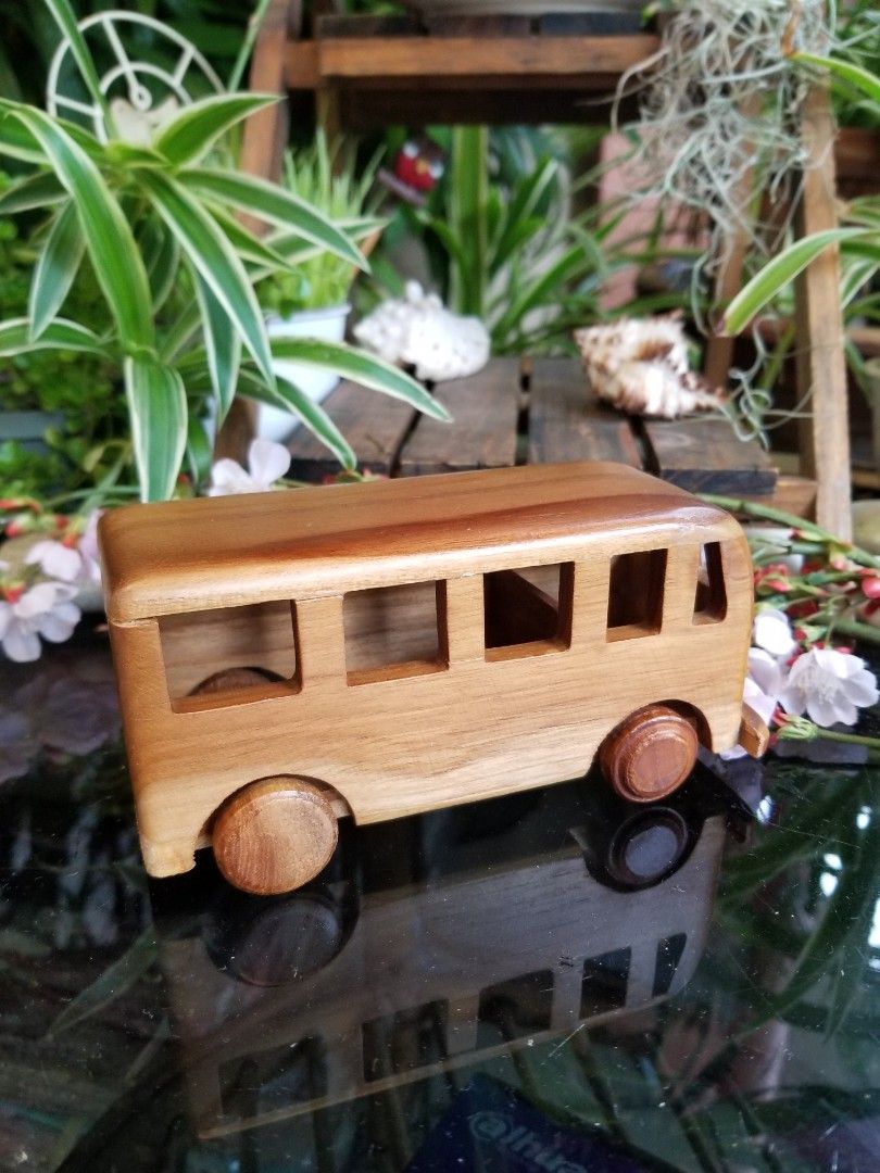 Japan Quality Wooden Bus, Hobbies & Toys, Collectibles & Memorabilia ...