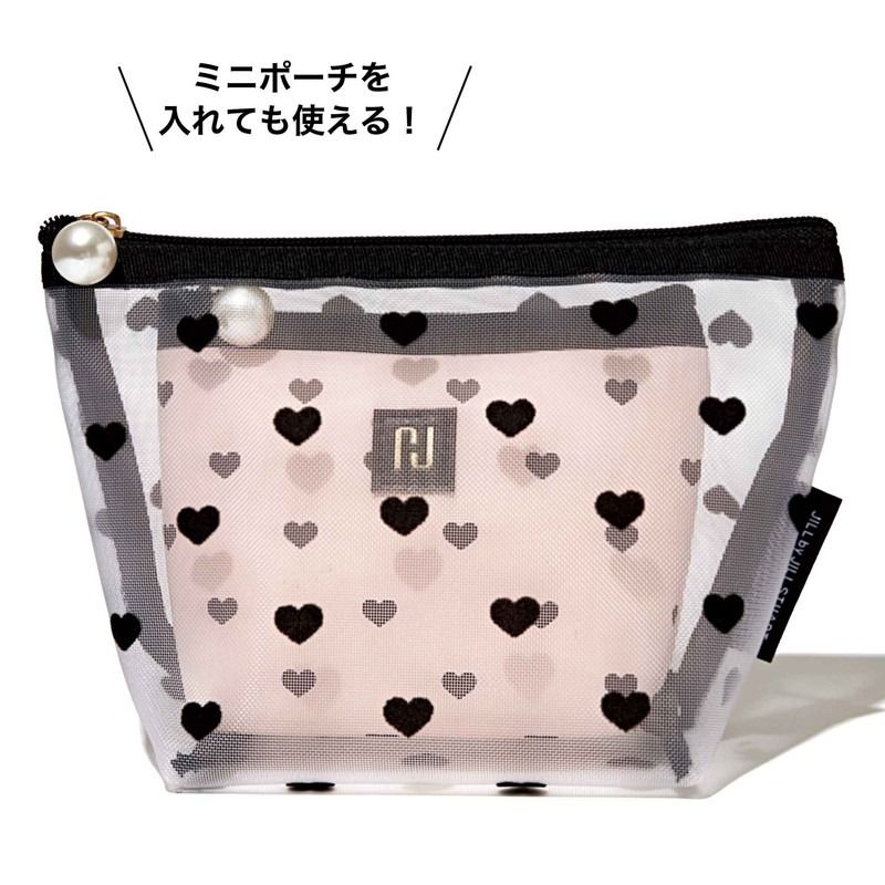 JILL by JILL STUART Heart-patterned Pouch 2-Piece Set | Japan Magazine ...