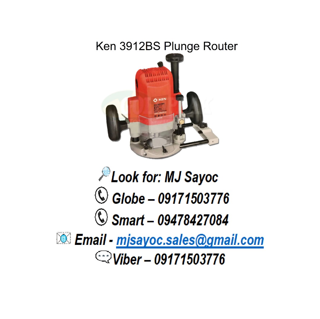 Ken 3912BS Plunge Router, Commercial & Industrial, Construction Tools ...