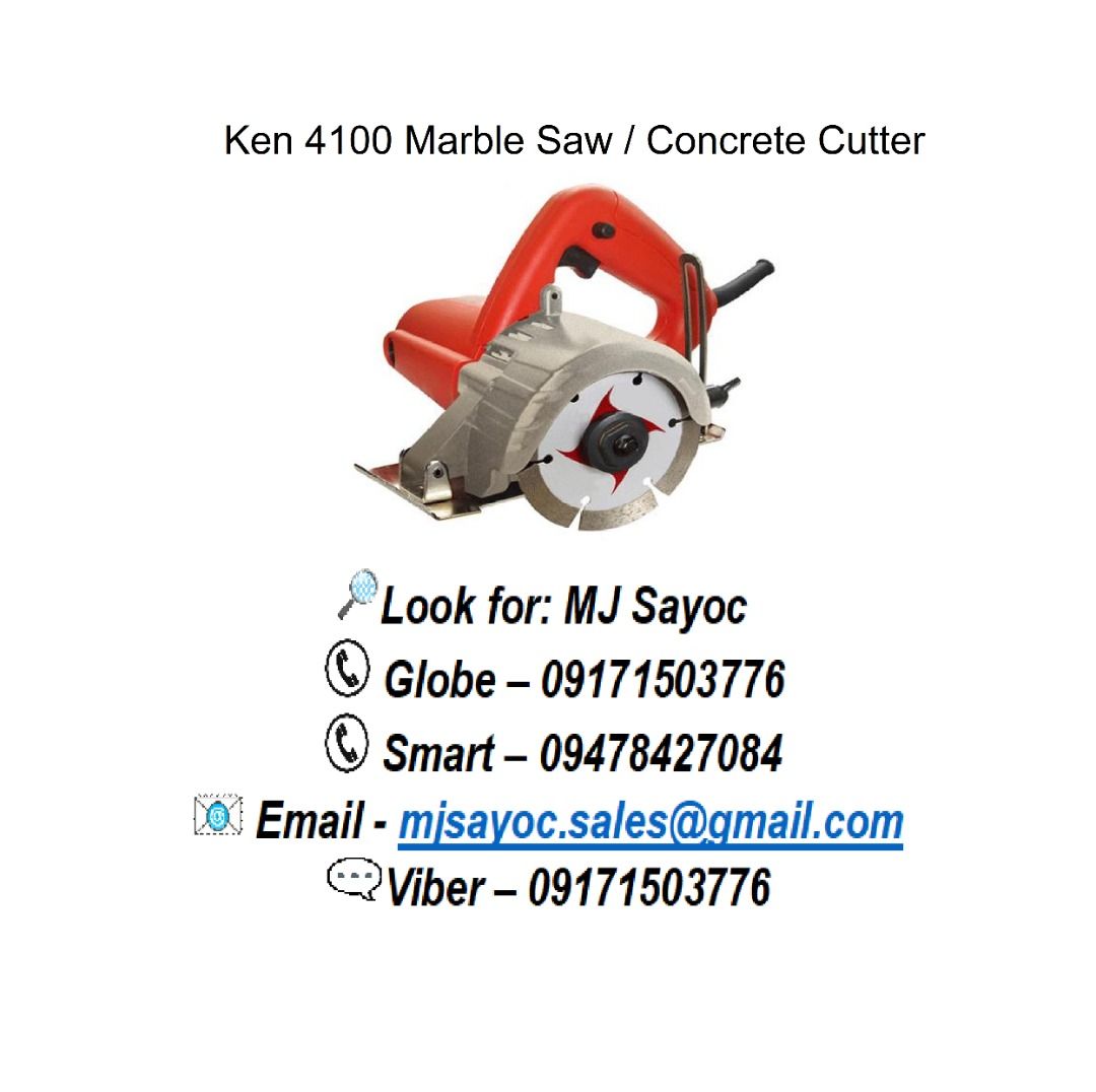Ken 4100 Marble Saw / Concrete Cutter, Commercial & Industrial ...