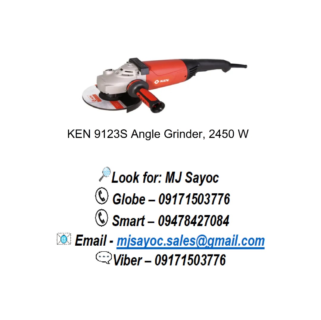 KEN 9123S Angle Grinder, 2450 W, Commercial & Industrial, Construction ...