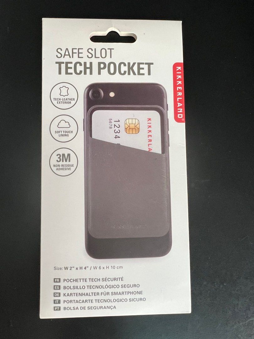 Kikkerland Safe Slot Tech Pocket, Mobile Phones & Gadgets, Mobile ...