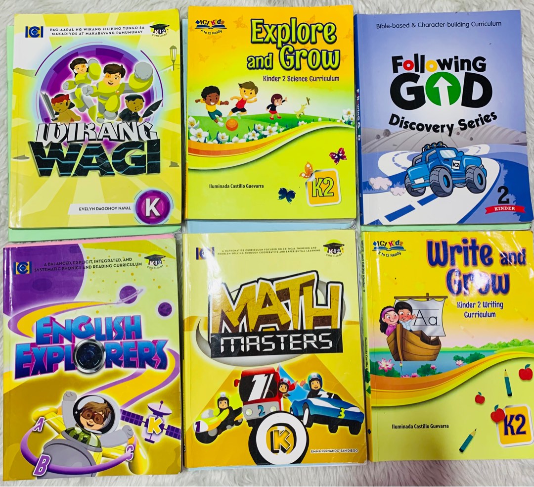 Kinder Textbooks with teachers manual, Hobbies & Toys, Books ...