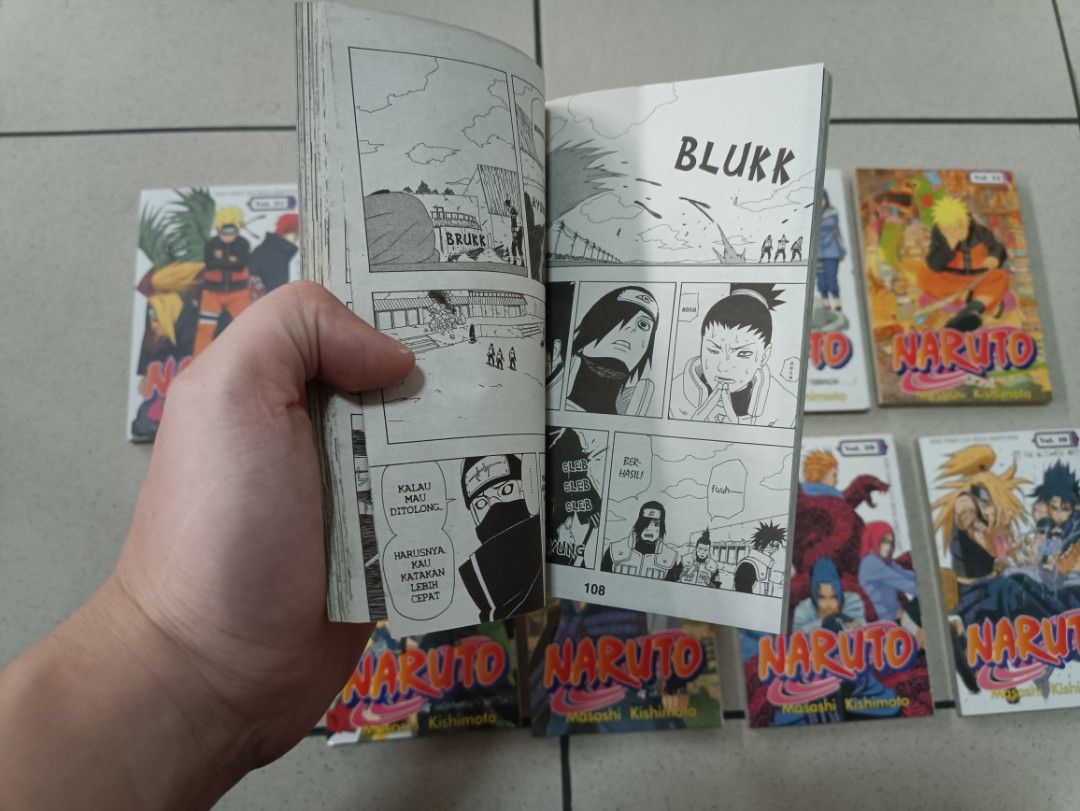Komik Naruto Vol 31-40, Buku & Alat Tulis, Komik dan Manga di Carousell