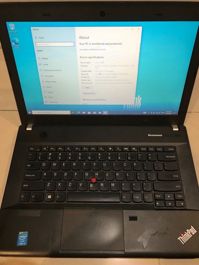 Lenovo Thinkpad E440 - 16 GB - 512 GB SSD, Computers & Tech, Laptops & Notebooks on Carousell