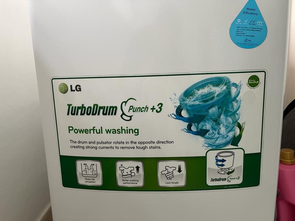 LG Turbo Drum Top-load Washing Machine, TV & Home Appliances, Washing ...