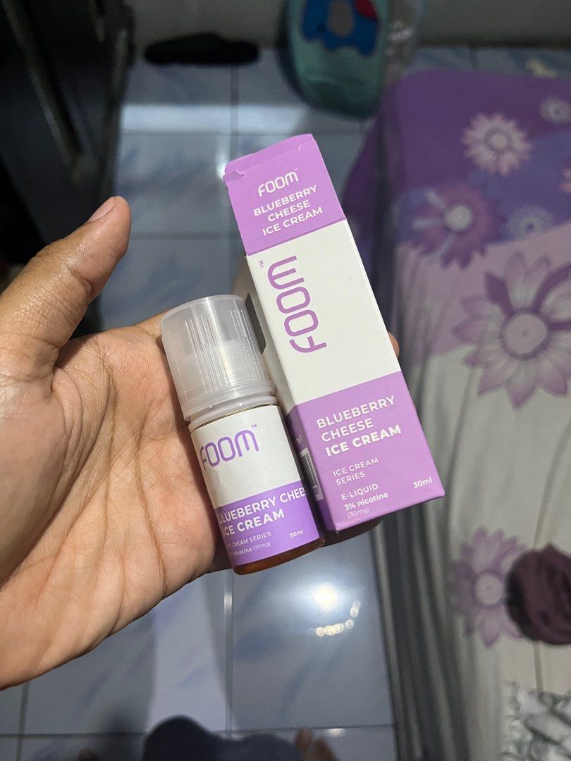 Liquid FOOM Blueberry Cheese Ice Cream, Kesehatan & Kecantikan, Parfum ...