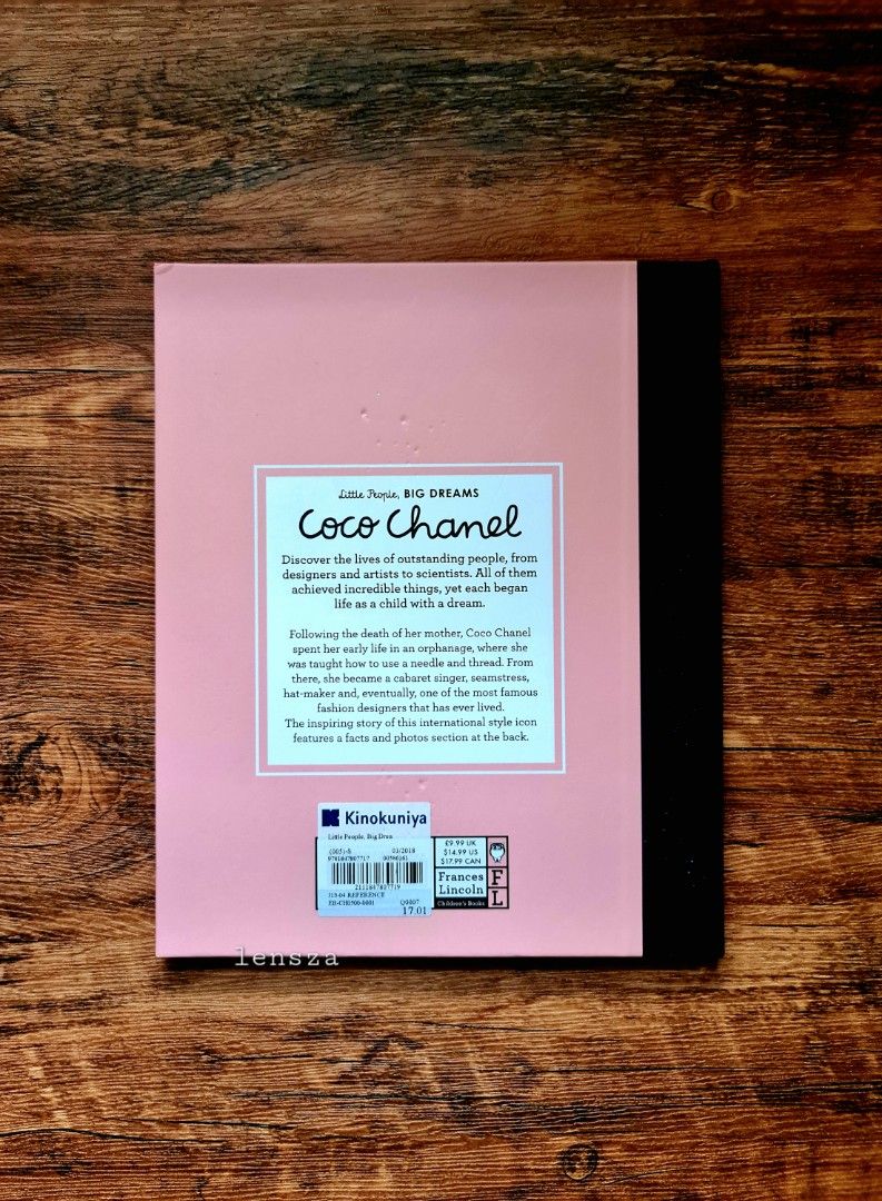 Little People Big Dreams: Coco Chanel (Hardcover), Hobbies & Toys ...