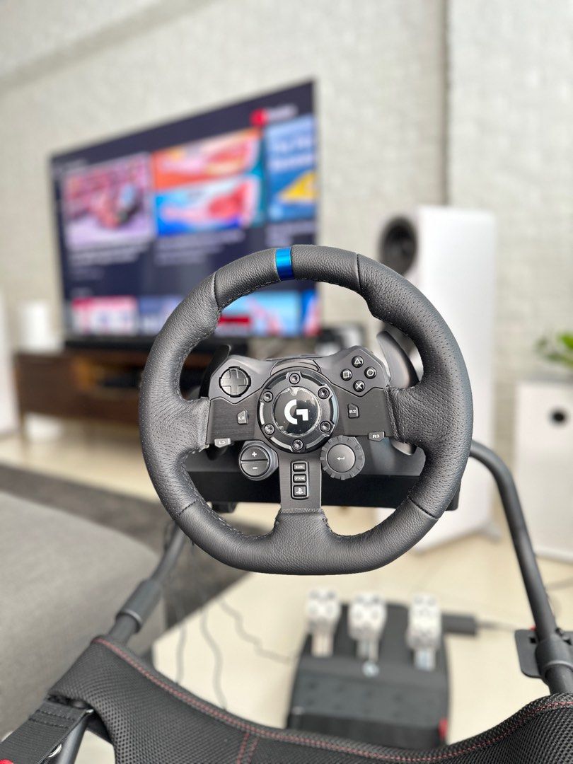 Logitech G923 TRUEFORCE Racing Wheel, Video Gaming, Gaming Accessories ...