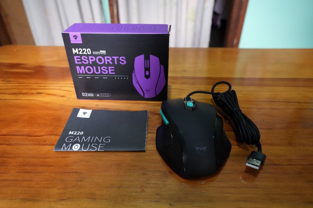Machenike Wired Gaming Mouse (M220) + Machenike Gaming Mousepad (M803 ...