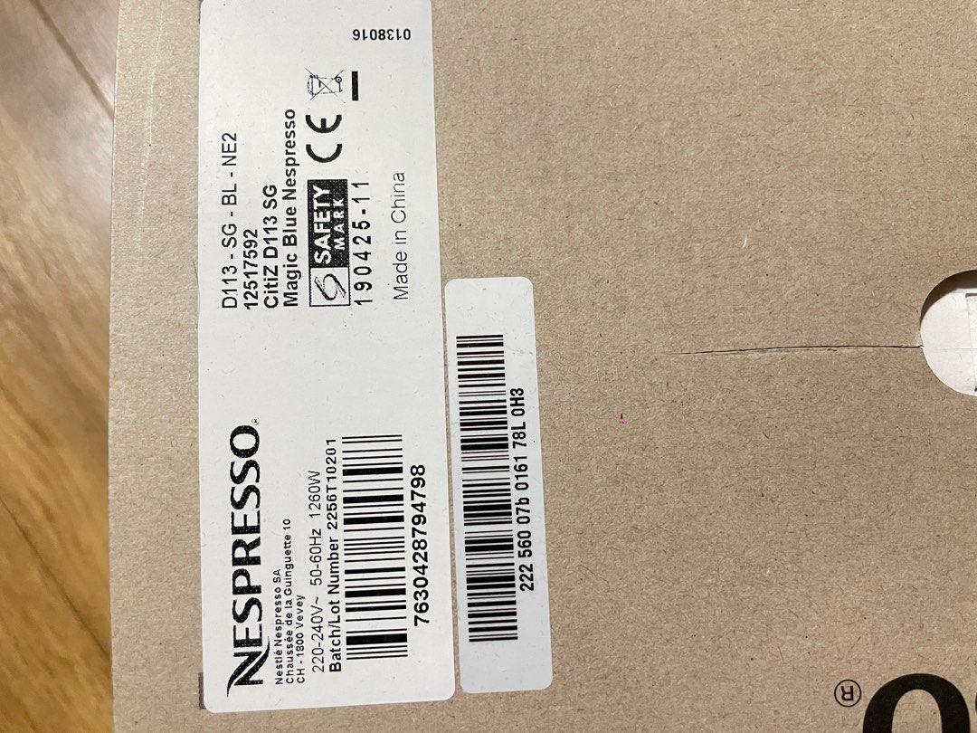 Magic Blue Nespresso CitiZ, TV & Home Appliances, Kitchen Appliances ...