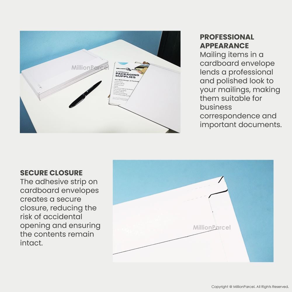 Mailing Cardboard Envelope | Rigid Envelope | Rigid Mailer | Paper ...