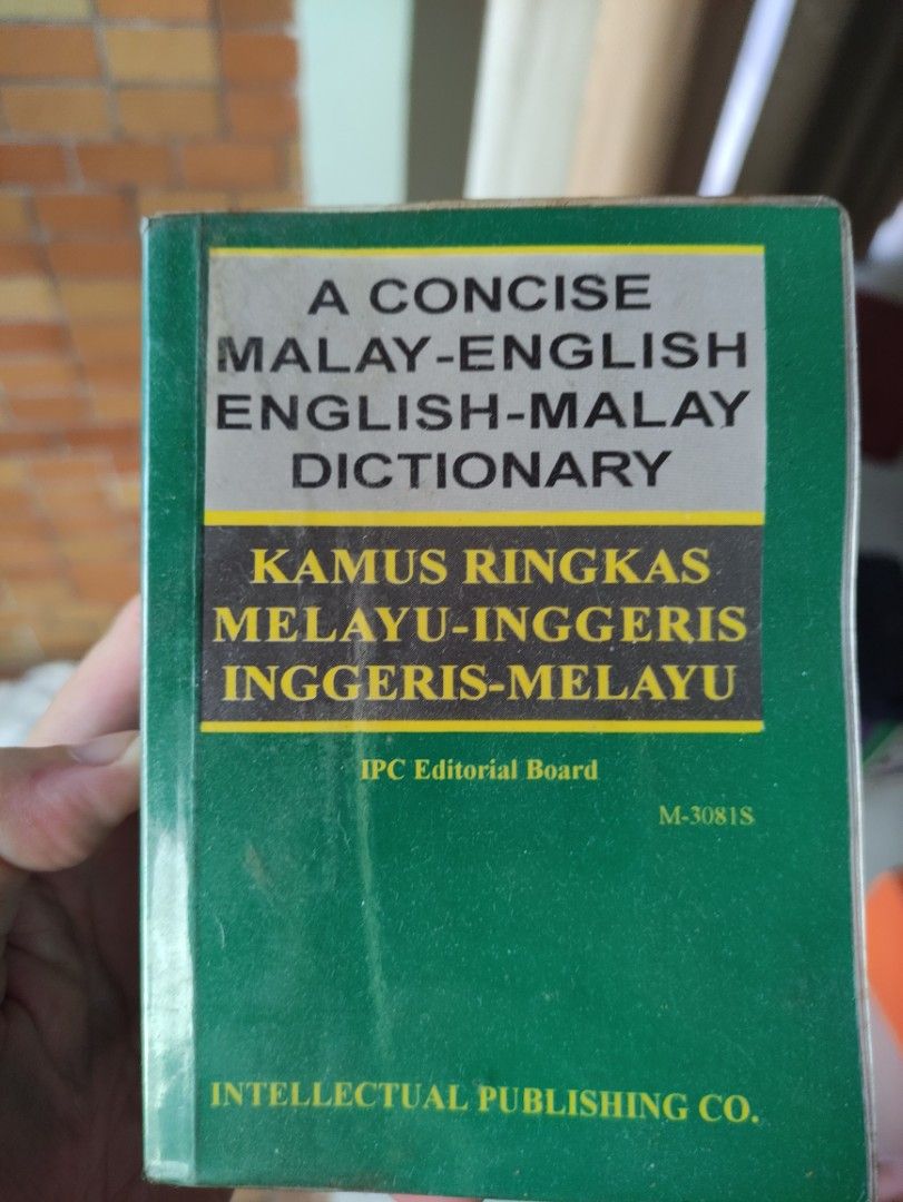Malay-English dictionary, Hobbies & Toys, Books & Magazines, Fiction ...
