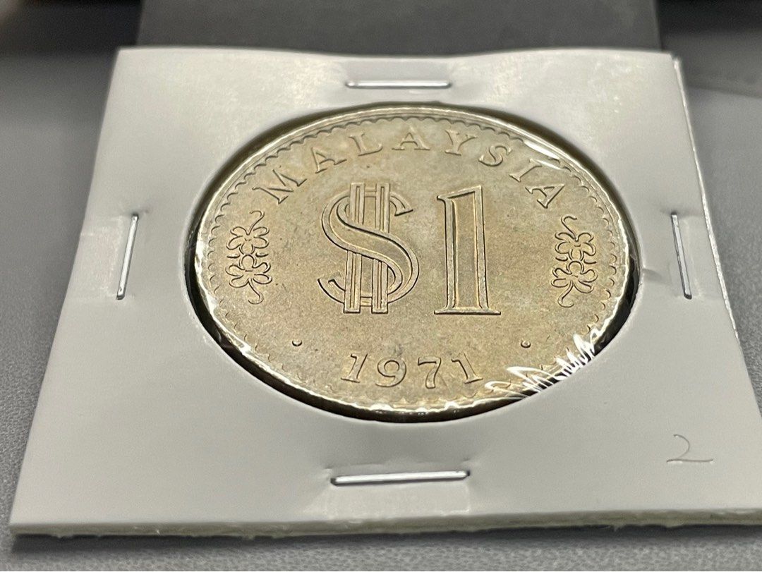 Malaysia RM1 1971 1 ringgit keydate duit lama syiling, Hobbies & Toys ...