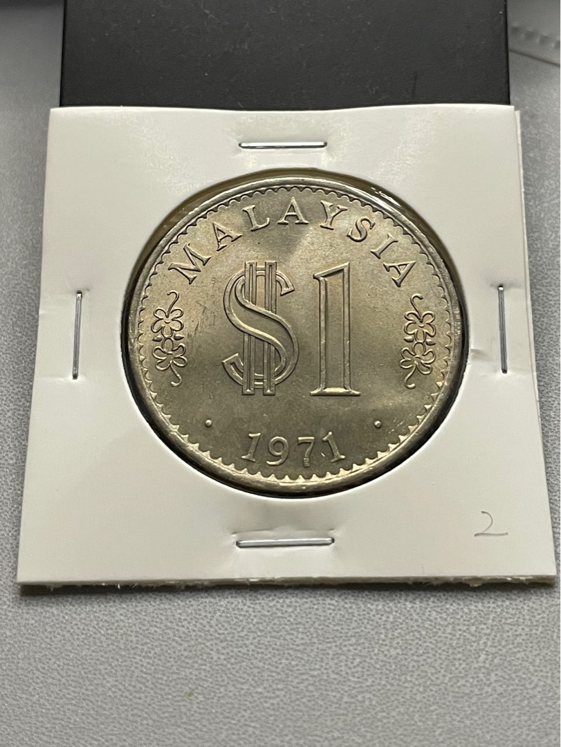 Malaysia RM1 1971 1 ringgit keydate duit lama syiling, Hobbies & Toys ...