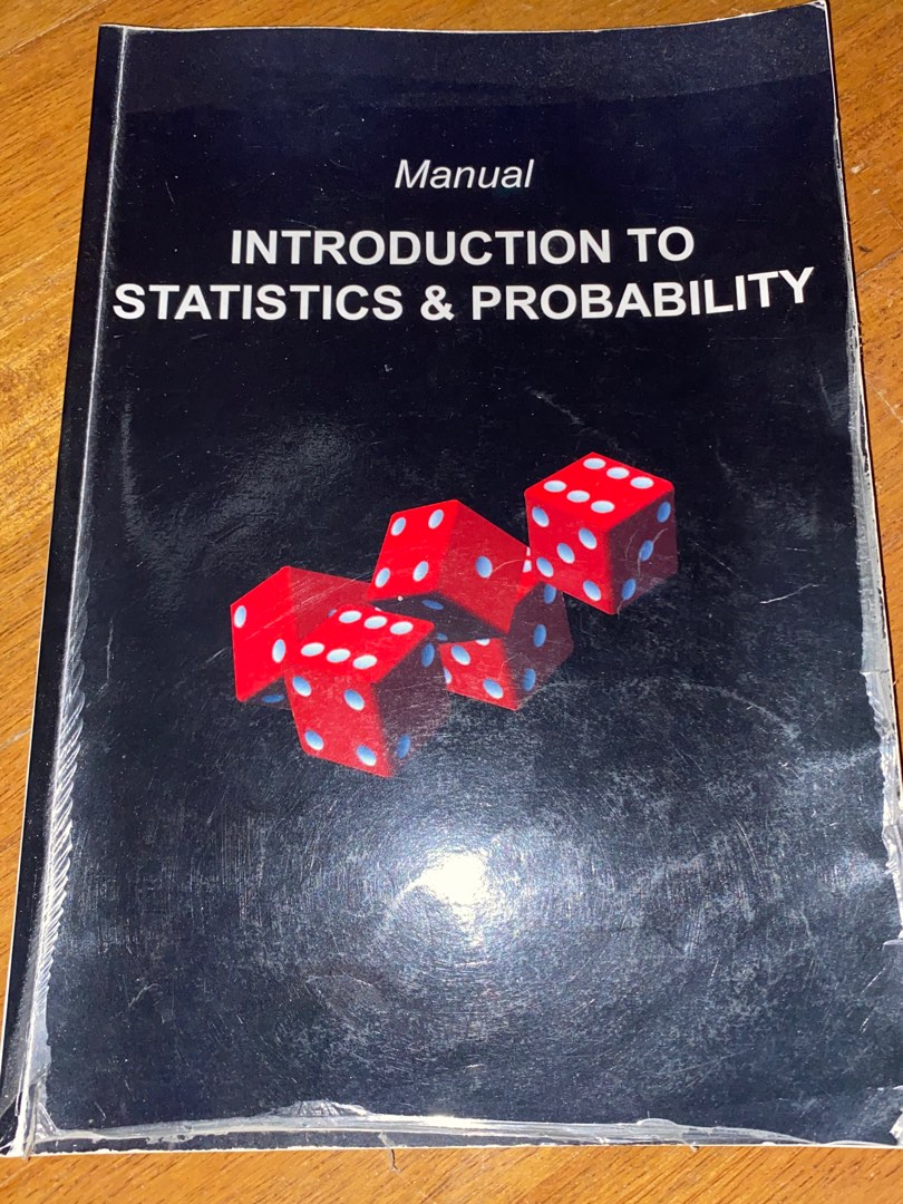 Manual Introduction to Statistics & Probability, Hobbies & Toys, Books ...