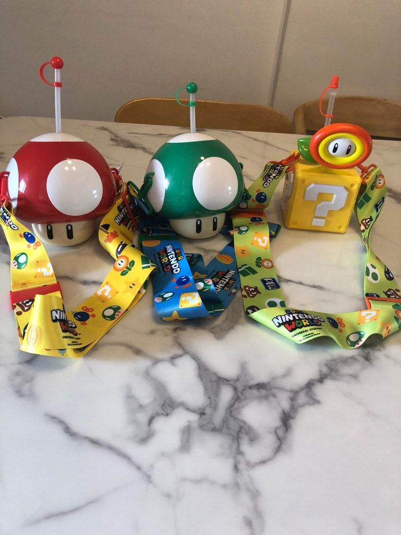 Mario super Nintendo USJ Water bottle, Hobbies & Toys, Memorabilia ...