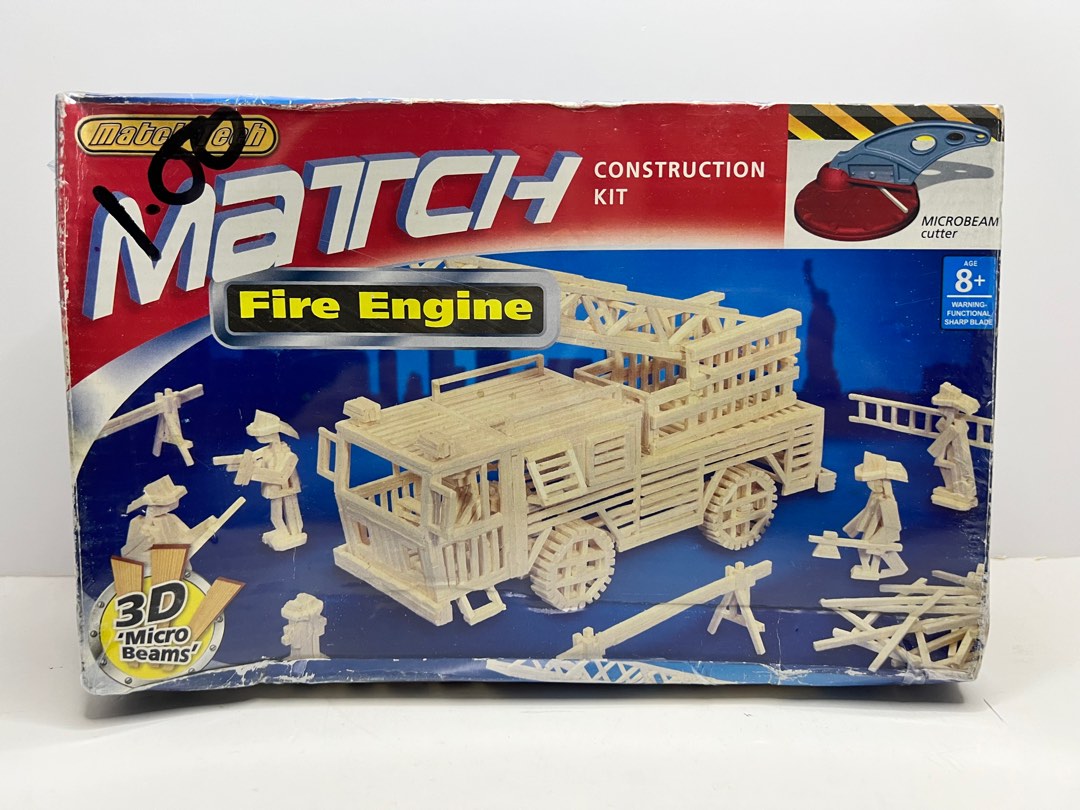 Match Construction kit Fire Engine 3D Micro Beams, Hobbies & Toys, Toys ...
