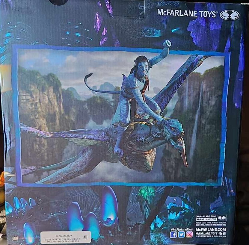 McFarlane JAKE SULLY & BANSHEE DELUXE SET, Hobbies & Toys, Toys & Games on Carousell