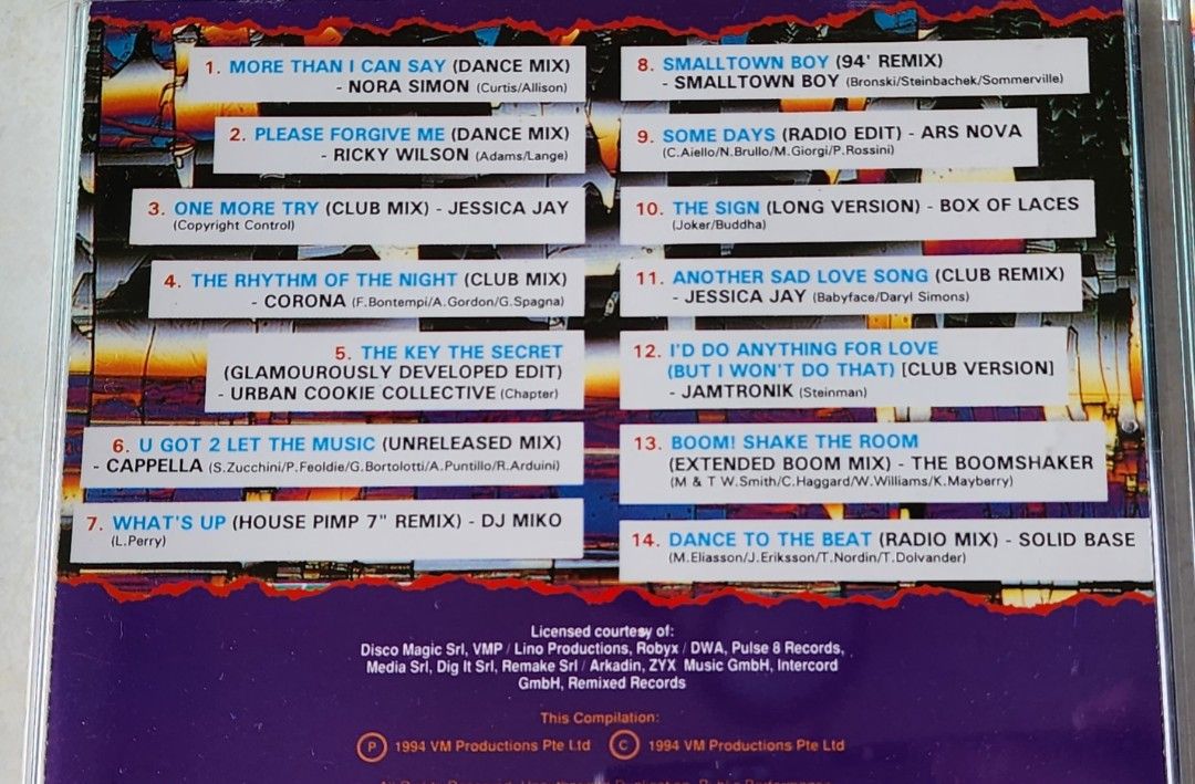 Mega Dance 3 ( VSP MALAYSIA ) CD, Hobbies & Toys, Music & Media, CDs ...