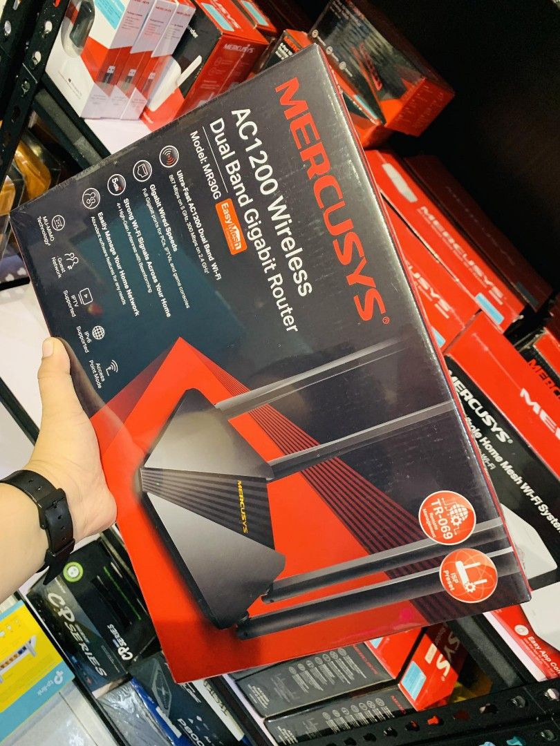 Mercusys MR30G AC1200 Wireless Dual Band Gigabit Router, Computers ...