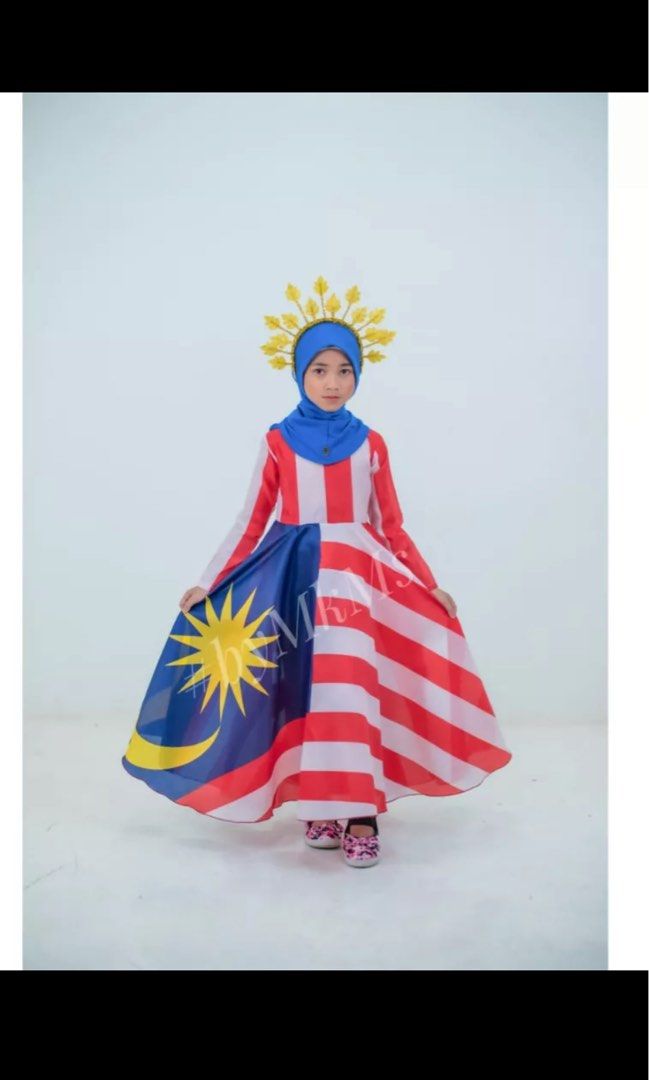 Merdeka girl costume 3-4y, Babies & Kids, Babies & Kids Fashion on ...