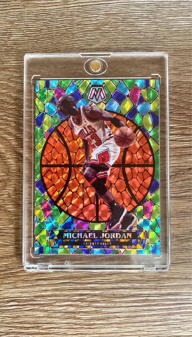 Michael Jordan Stained Glass (Custom Card), Hobbies & Toys, Memorabilia ...