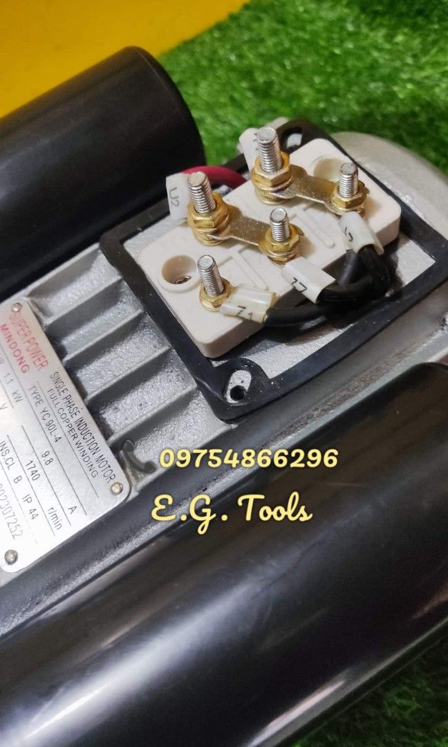 MINDONG 1.5HP Single Phase Induction Motor/Electric Motor Copper ...