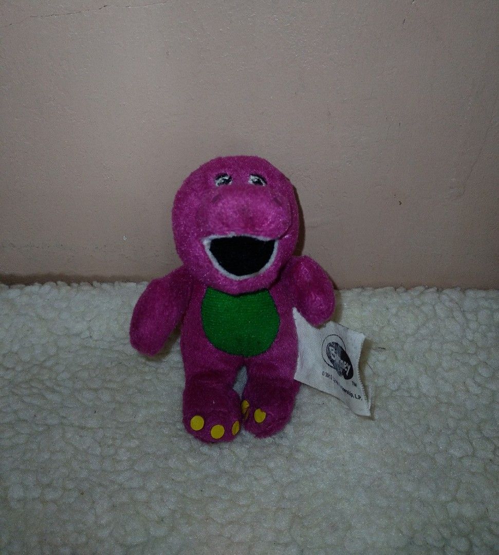 Missy's BARNEY Mini Stuffed Plushie Toy, Hobbies & Toys, Toys & Games ...