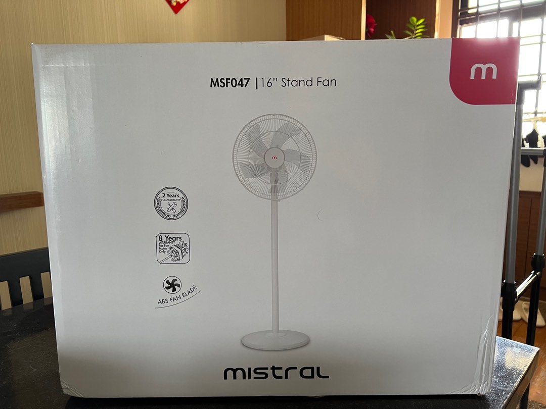 Mistral Stand Fan, TV & Home Appliances, Other Home Appliances on Carousell