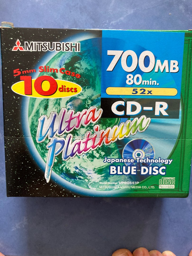 Mitsubishi Recordable or writable CD, Hobbies & Toys, Music & Media, CDs & DVDs on Carousell