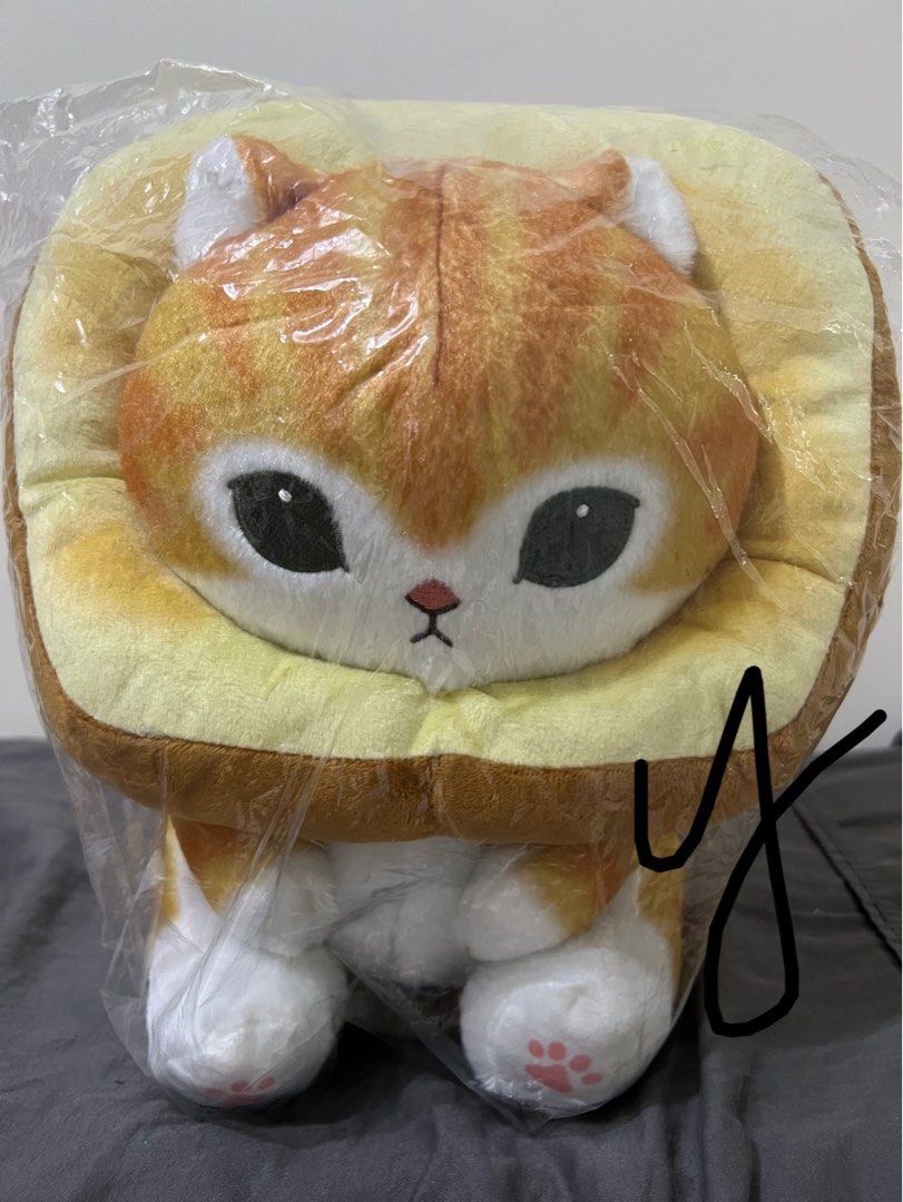 Mofusand 貓麵包公仔 , mofusand’s cat bread plush, 興趣及遊戲, 玩具 & 遊戲類 - Carousell