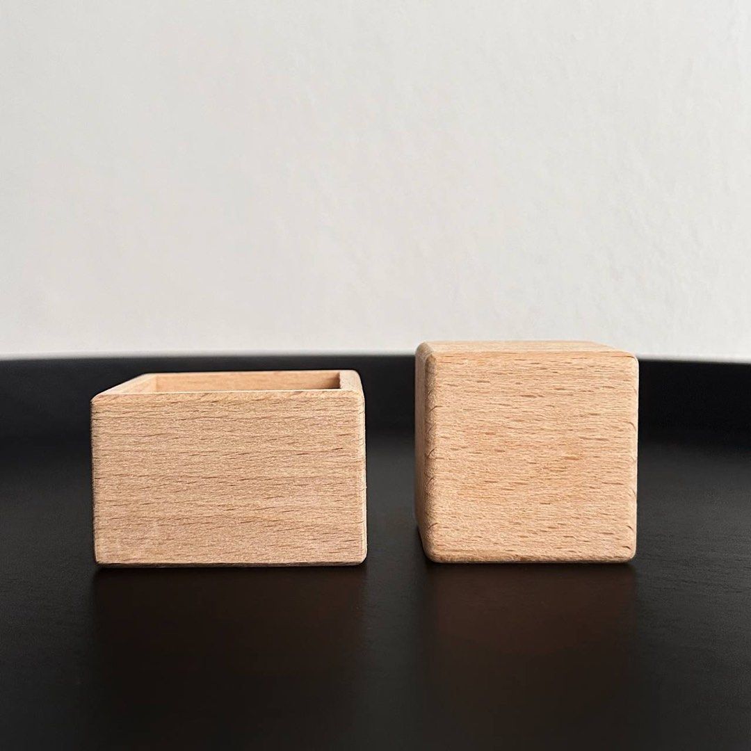 Montessori Object Fitting Cube Exercise, Hobbies & Toys, Toys & Games ...