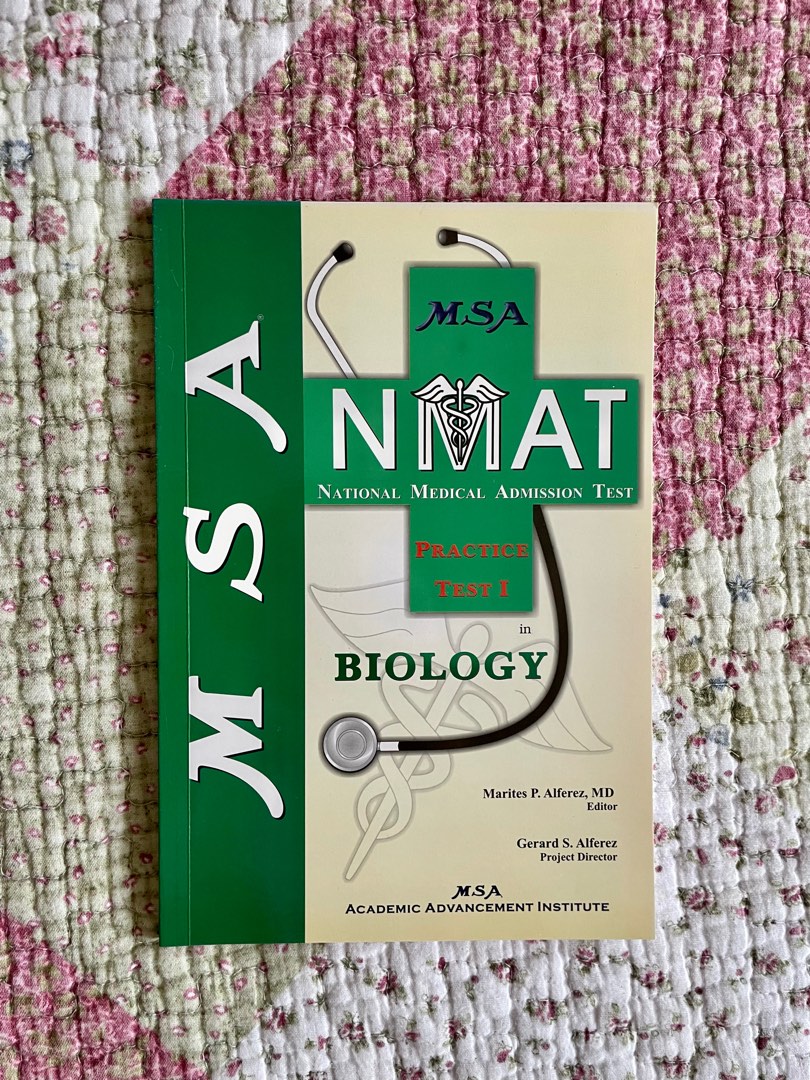 MSA NMAT Practice Test I Biology, Hobbies & Toys, Books & Magazines ...