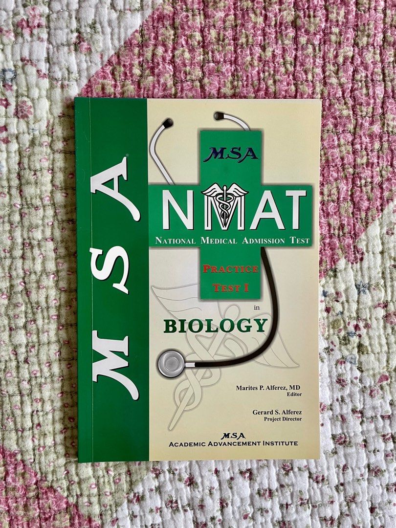 MSA NMAT Practice Test I Biology, Hobbies & Toys, Books & Magazines ...