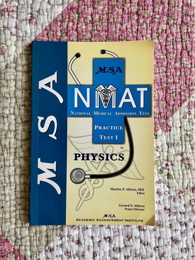 MSA NMAT Practice Test I Physics, Hobbies & Toys, Books & Magazines ...