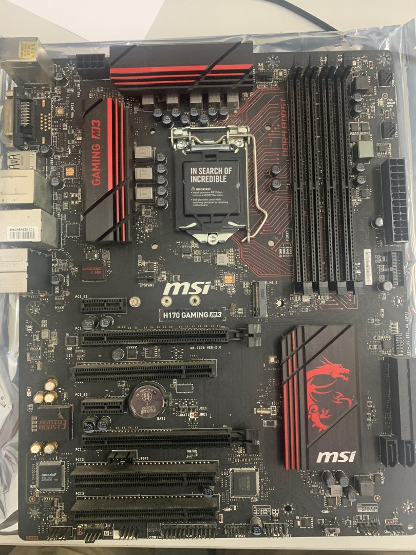 MSI H170 Gaming M3, 電腦＆科技, 電腦周邊及配件, 電腦周邊產品 - Carousell