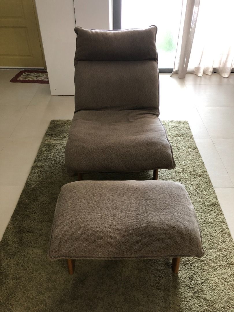 Muji Recliner Sofa (single seater), Furniture & Home Living, Furniture ...