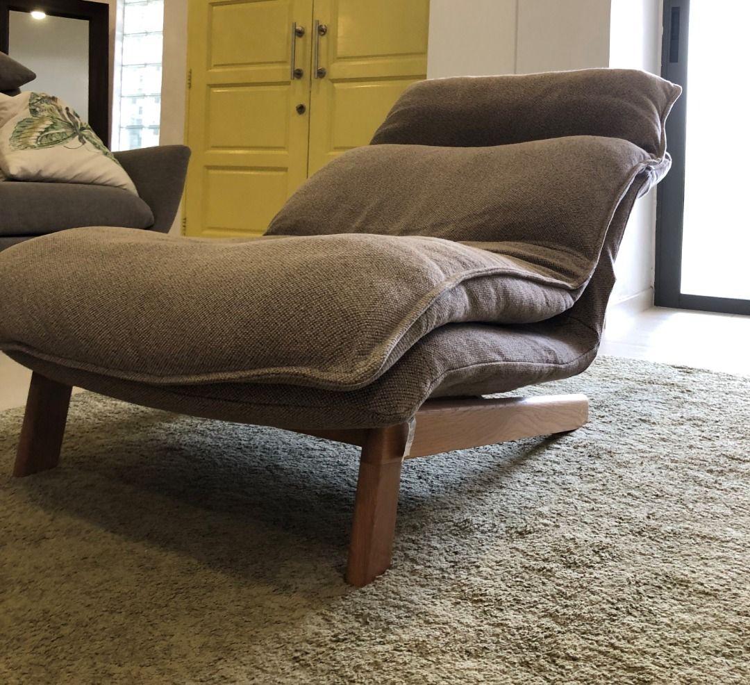 Muji Recliner Sofa (single seater), Furniture & Home Living, Furniture ...