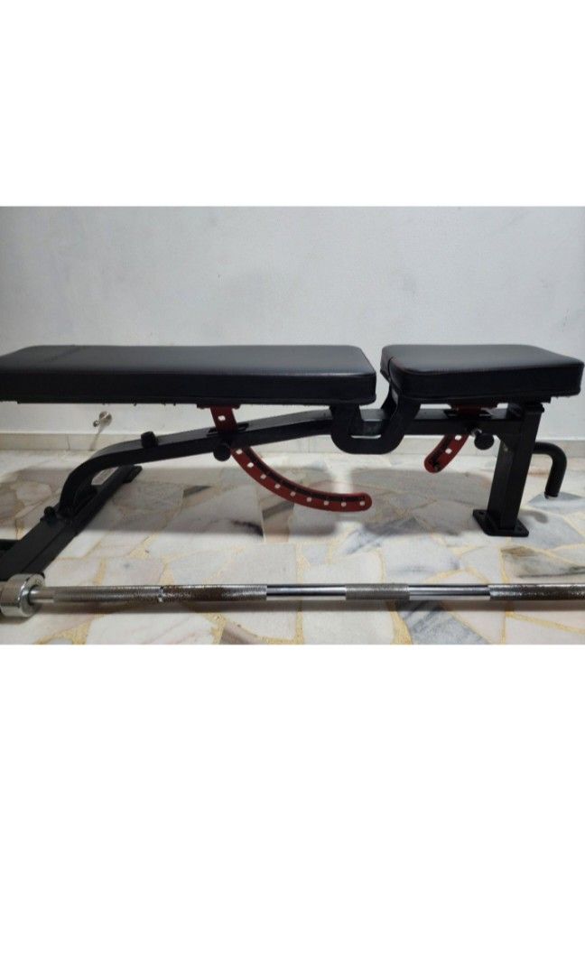 Multi Adjustable FID Gym Bench, Sports Equipment, Exercise & Fitness ...