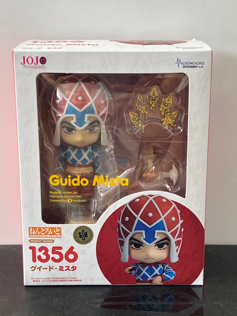 Nendoroid with bonus guido mista 1356 jojo bizarre adventure golden ...